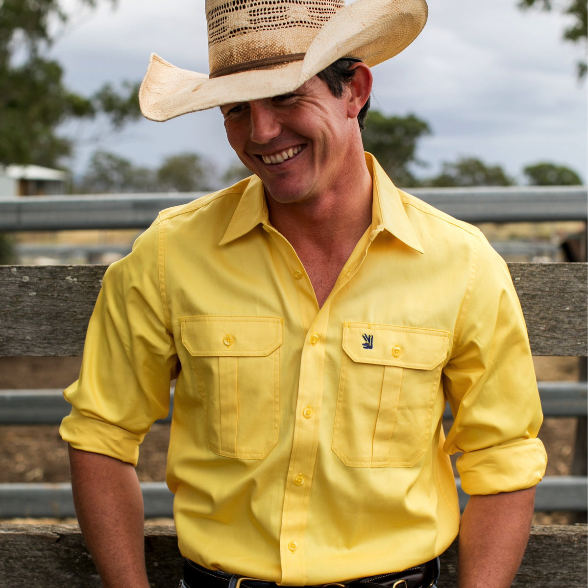 Mens Cotton Work Shirt – Dust N Boots