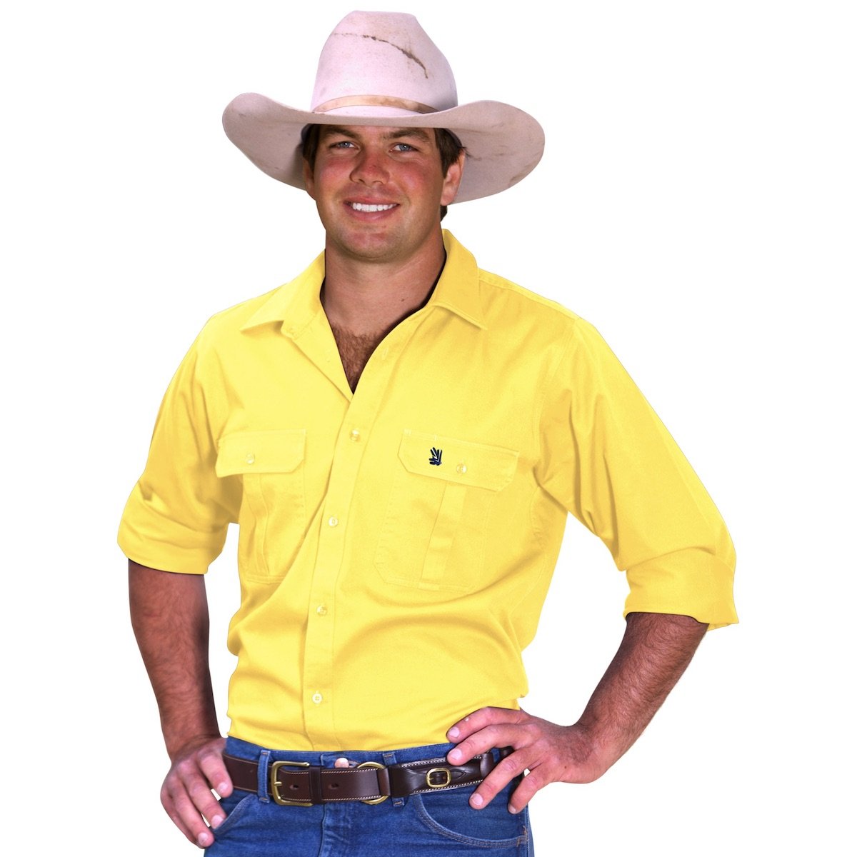 Mens Cotton Work Shirt – Dust N Boots