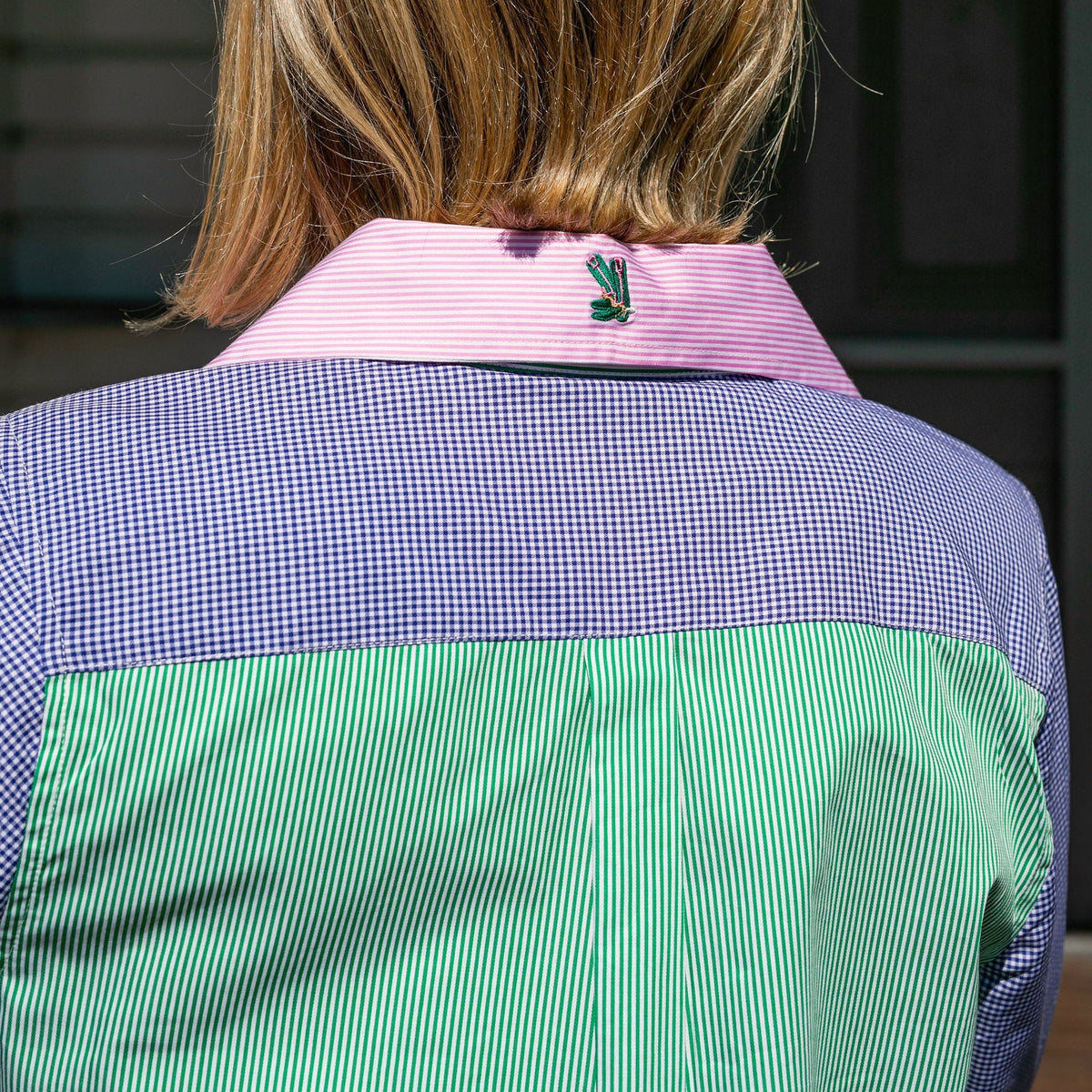Ladies Helly Green / Blue Stripe Shirt – Dust N Boots