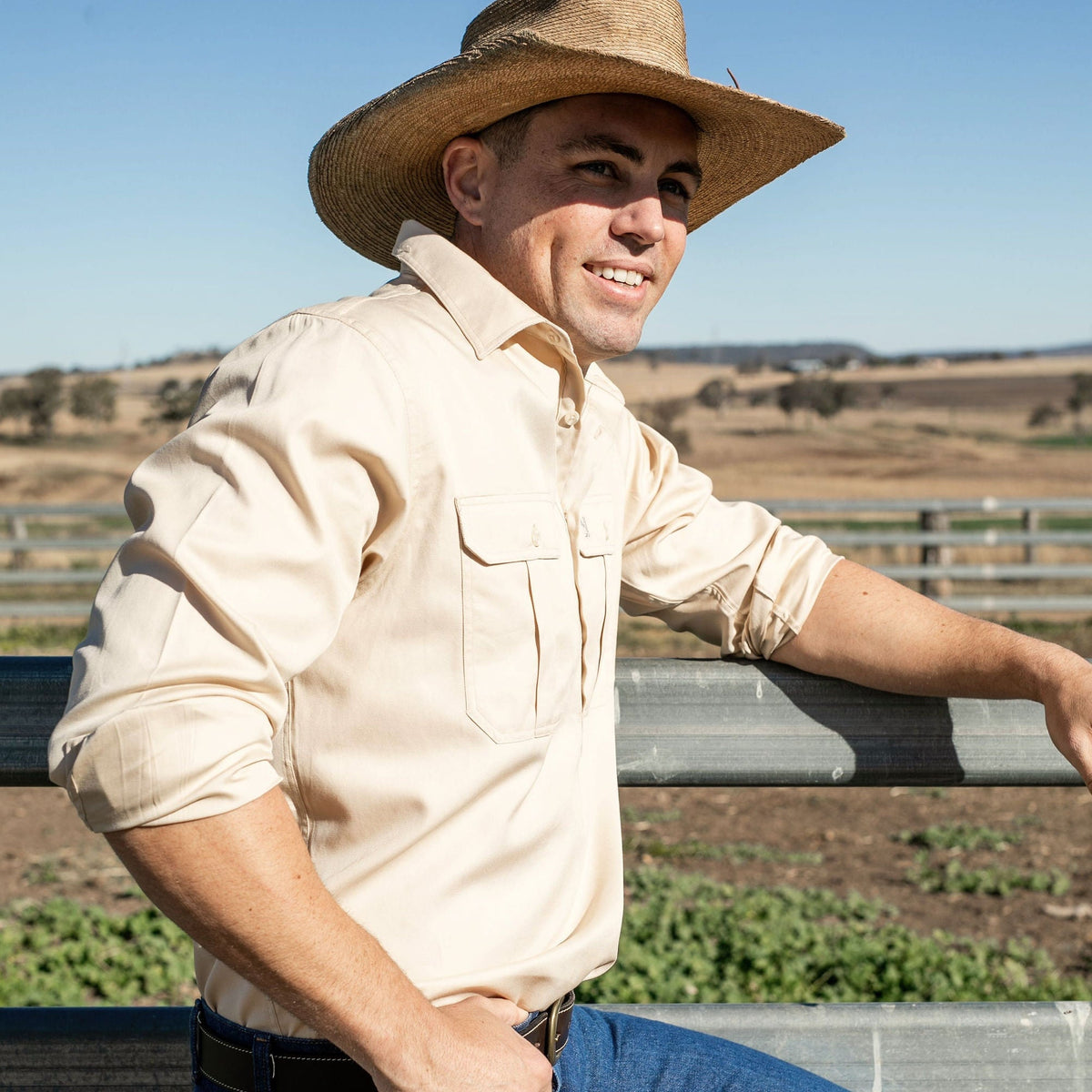 Cleland Stone Work Shirt – Dust N Boots