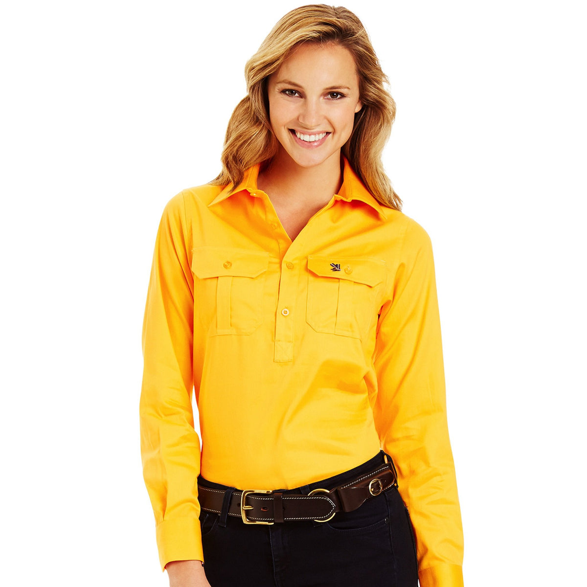 Cleland Yellow Work Shirt – Dust N Boots
